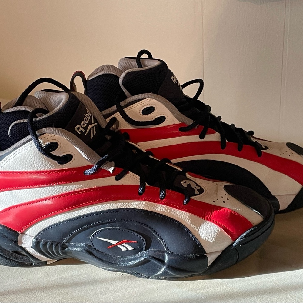 Reebok Classic Shaq Men’s Basketball Shoe. Navy, Red,… - Gem